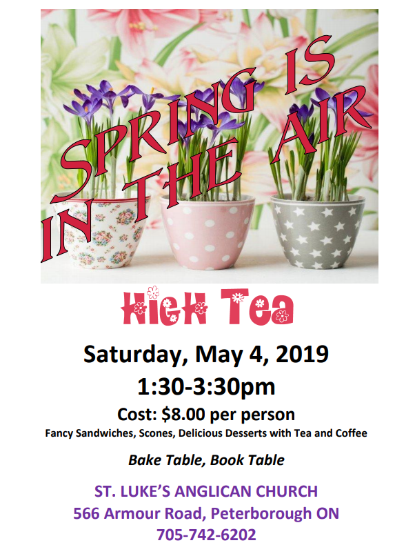 St. Luke’s Spring is in the air High Tea | 101.5 The Wolf